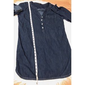 Express | Dresses | Express Dark Denim Popover Shirt Dress | Poshmark
